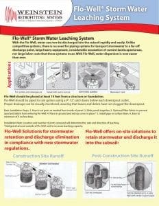 Weinstein Retrofitting | Drainage Systems | Flood Control